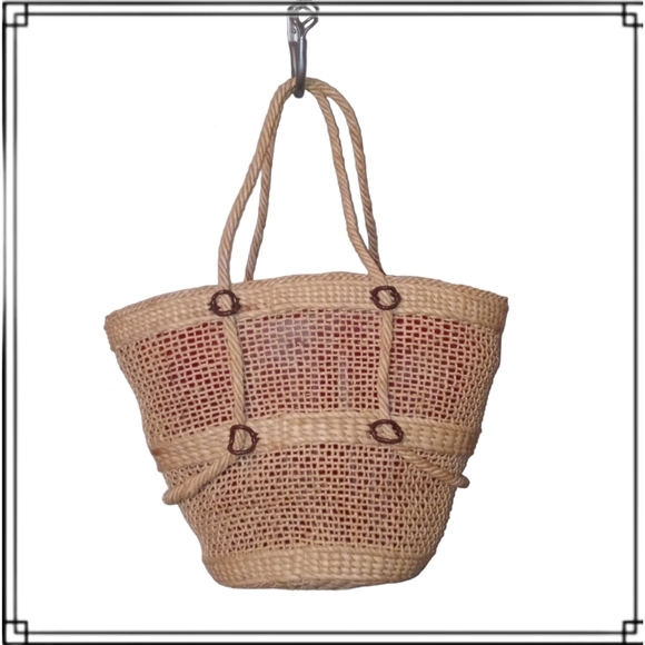 Bags | Vintage Rope Tote Bag | Poshmark